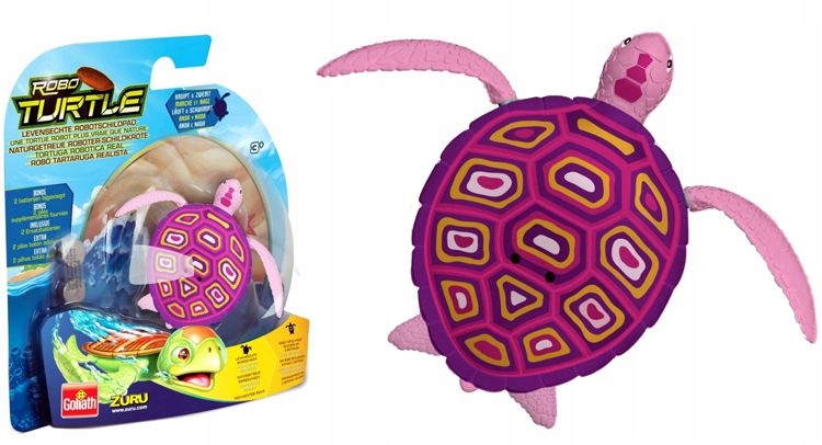 ZURU ROBO TURTLE PŁYWAJĄCY ŻÓŁW ŻÓŁWIK RÓŻOWY - 7568161750 - oficjalne ...