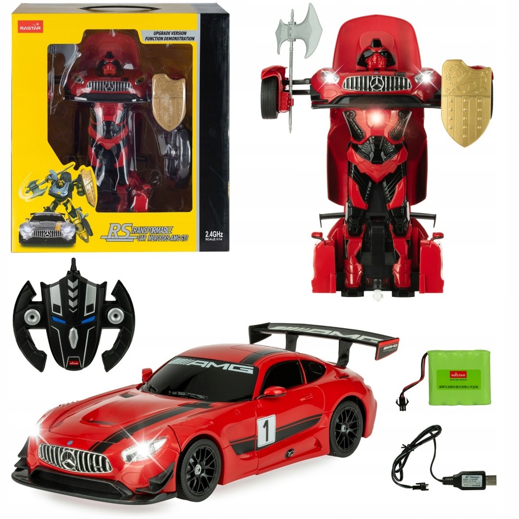 SAMOCHÓD ZDALNIE STEROWANY MERCEDES TRANSFORMERS - 11430319400 ...