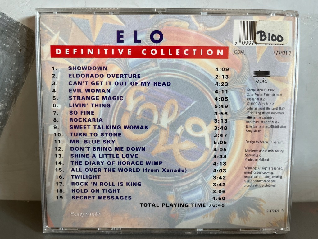 Купить ELO - Definitive Collection Best Of The Best CD: отзывы, фото и ...
