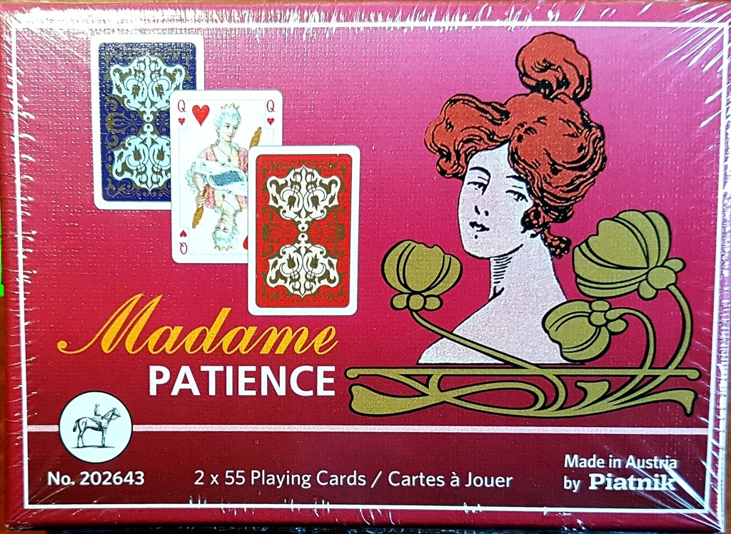 Karty do pasjansa Madame pasjans 2 talie - 10092952109 - oficjalne archiwum Allegro