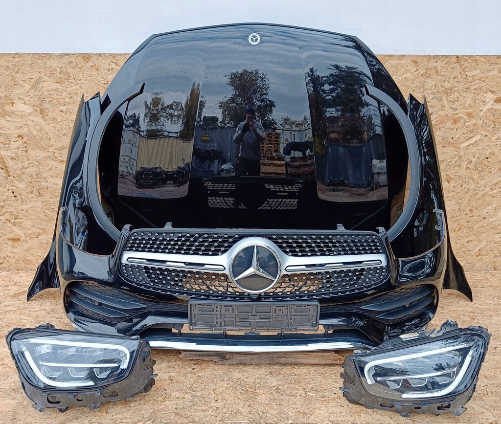 MERCEDES W253 LIFT AMG PRZÓD MASKA ZDERZAK LAMPY - 12792840941 ...