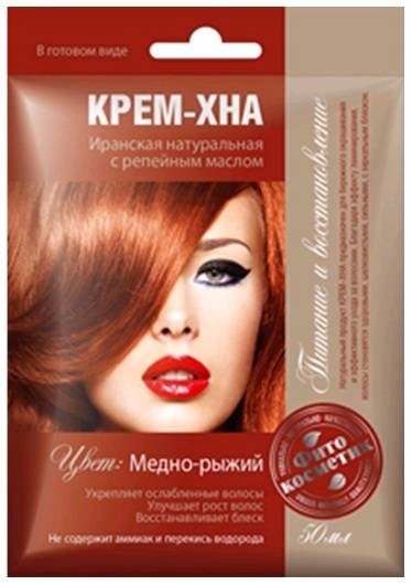 Fitokosmetik Krem - henna, Miedziano rudy (50 ml) - 12521533283 ...