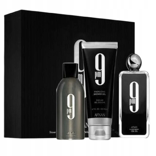 Afnan 9PM Edp 100ml + Żel 200ml + Deo 250ml - 14603856004 - oficjalne ...