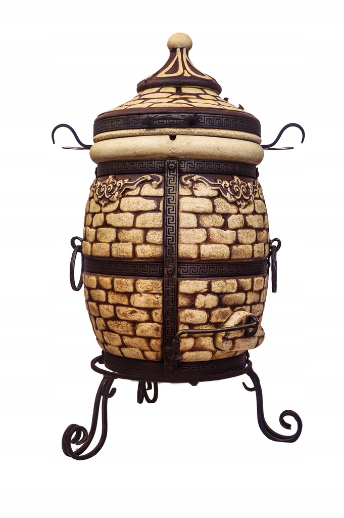 Grill Piec Tandoor Tandor Tandyr Cegła Brązowa - 13167796996 ...