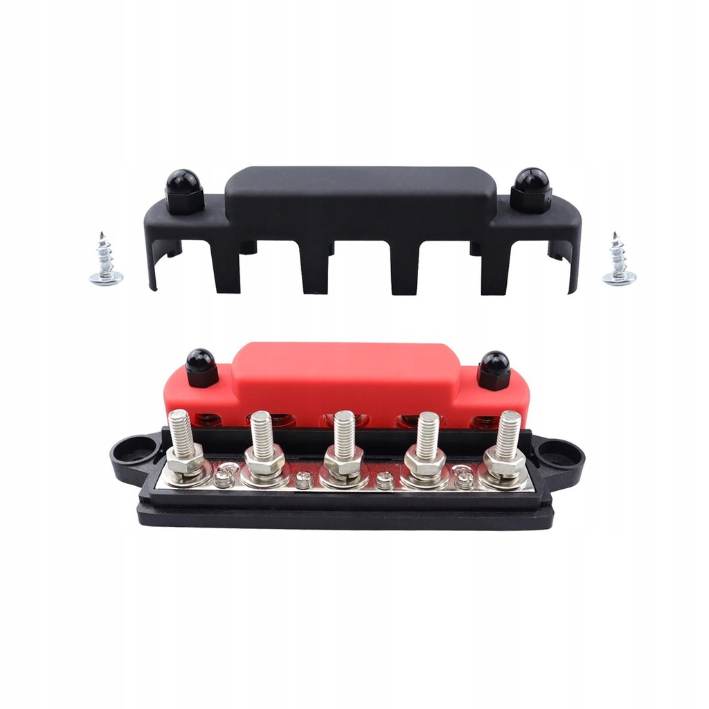 Power Distribution Block Bus Bar 300 Amp 48V Durable Easily Install 10 ...