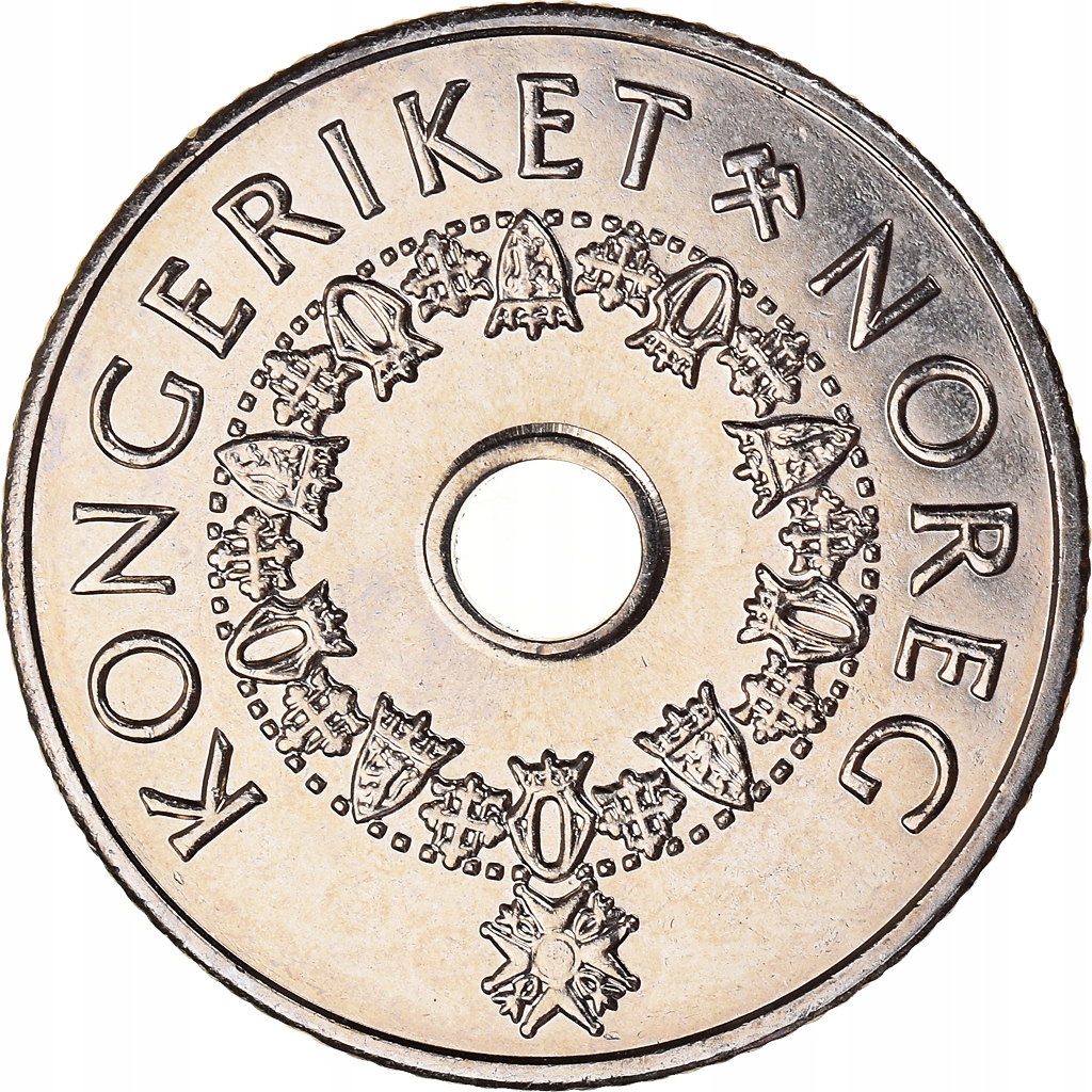 Moneta, Norwegia, Harald V, 5 Kroner, 2007, AU(55- - 12616741558 - oficjalne archiwum Allegro
