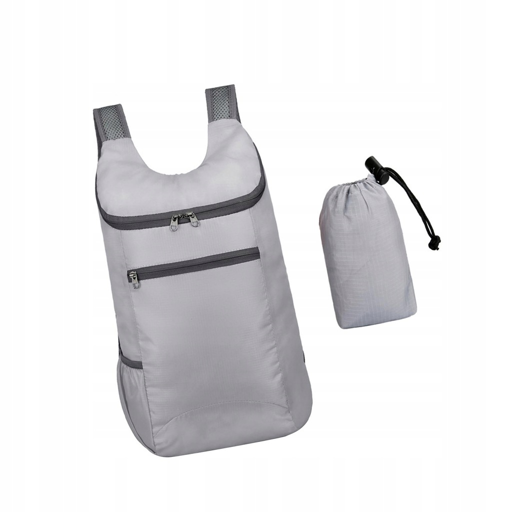 Outdoor Daypack Folding Shoulder Bag Rucksack Grey - 13472980464 ...
