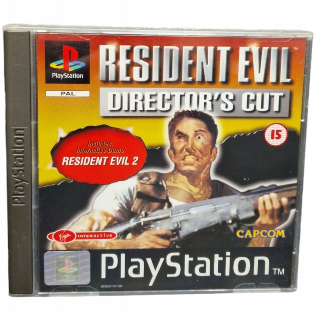 Gra RESIDENT EVIL DIRECTOR'S CUT + DEMO RE2 Sony PlayStation (PSX PS1 ...