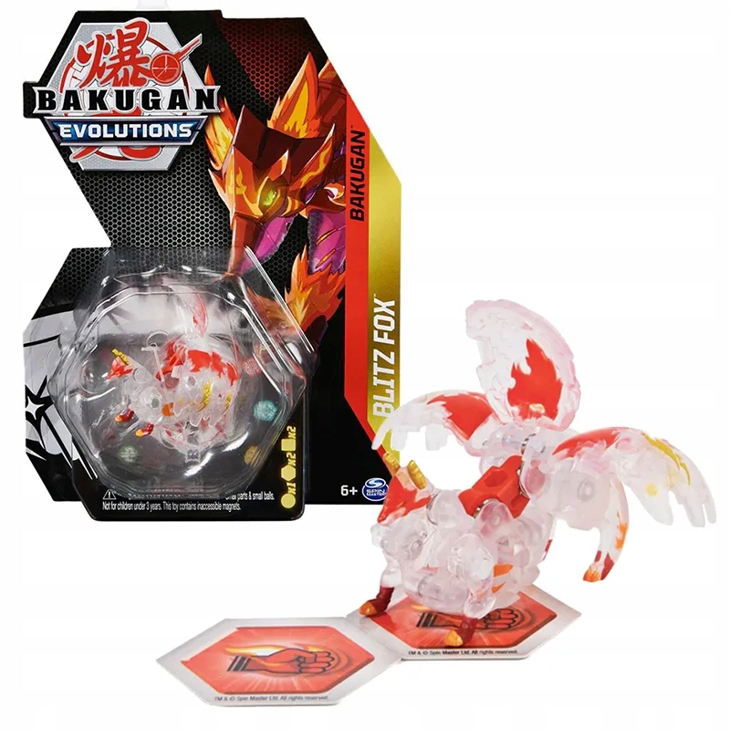 BLITZ FOX DIAMOND BAKUGAN EVOLUTIONS KARTY FIGURKA - 12163231902 ...