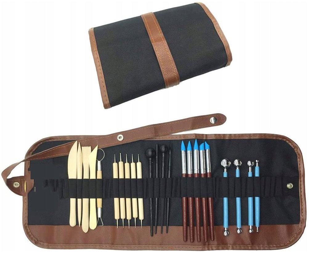 ZESTAW NARZĘDZI DO MODELOWANIA W GLINIE RZEŹBIENIA - 12584846711 ...