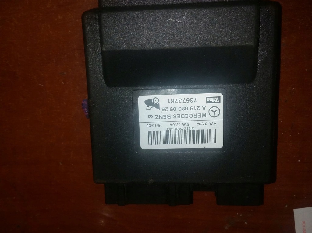 MERCEDES CLS W219 MODUŁ KLAPY BAGAŻNIK A2198200526 - 7897773227 ...