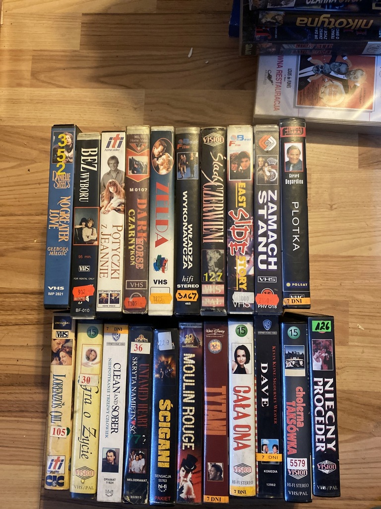 Zestaw 20 Kaset Vhs VHS - 13173847605 - oficjalne archiwum Allegro
