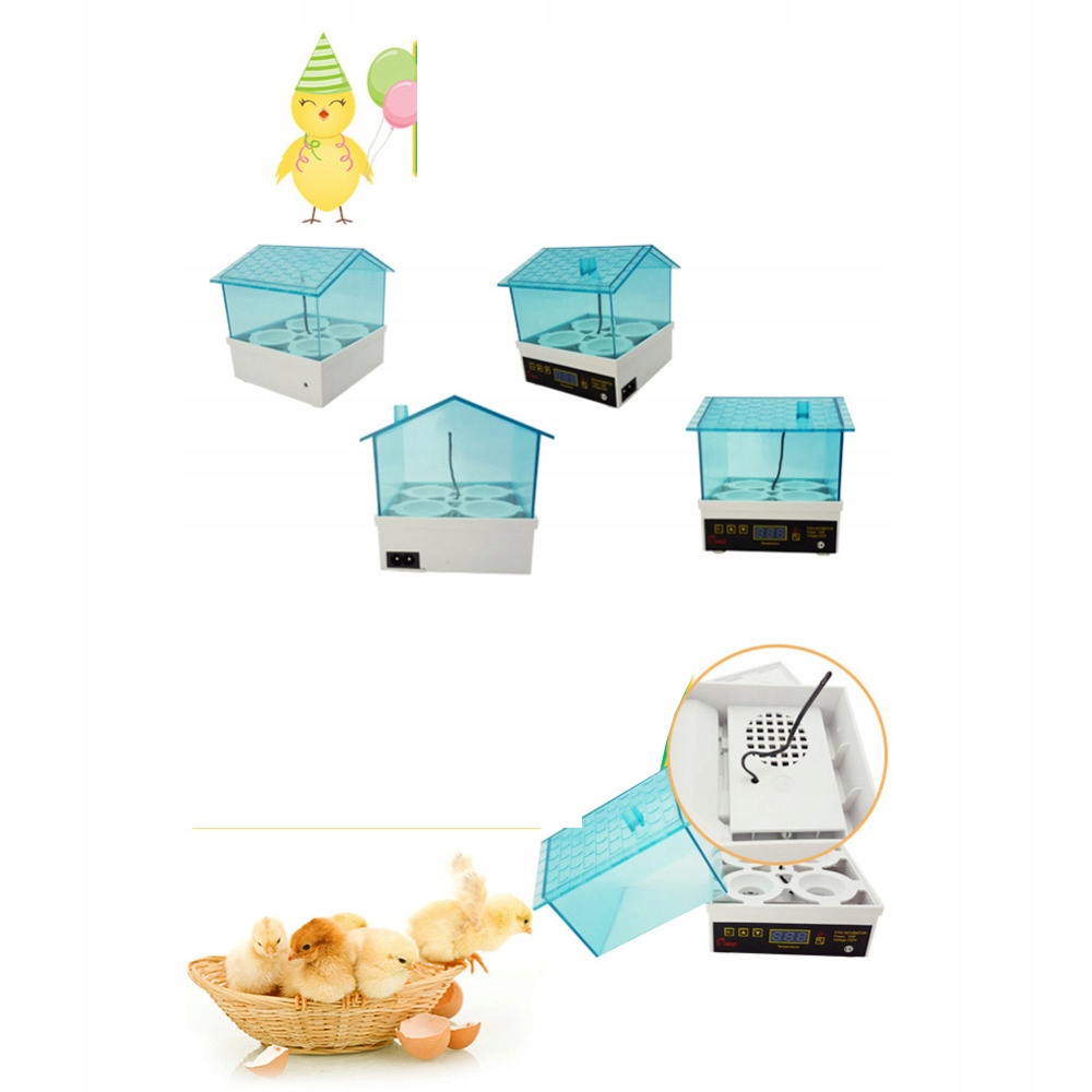 MINI INKUBATOR AUTOMATYCZNA DO WYLĘGU JAJ - 11025859601 - oficjalne ...