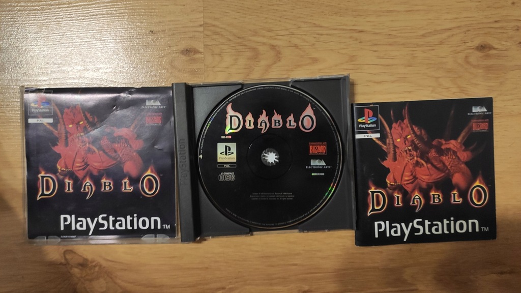 psx ps1 DIABLO + instrukcja blizzard UNIKAT - 11002311500 - oficjalne ...