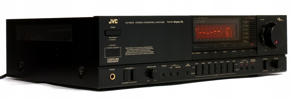 JVC AX-R551X WZMACNIACZ STEREO Z KOREKTOREM - 13593269623 - oficjalne archiwum Allegro