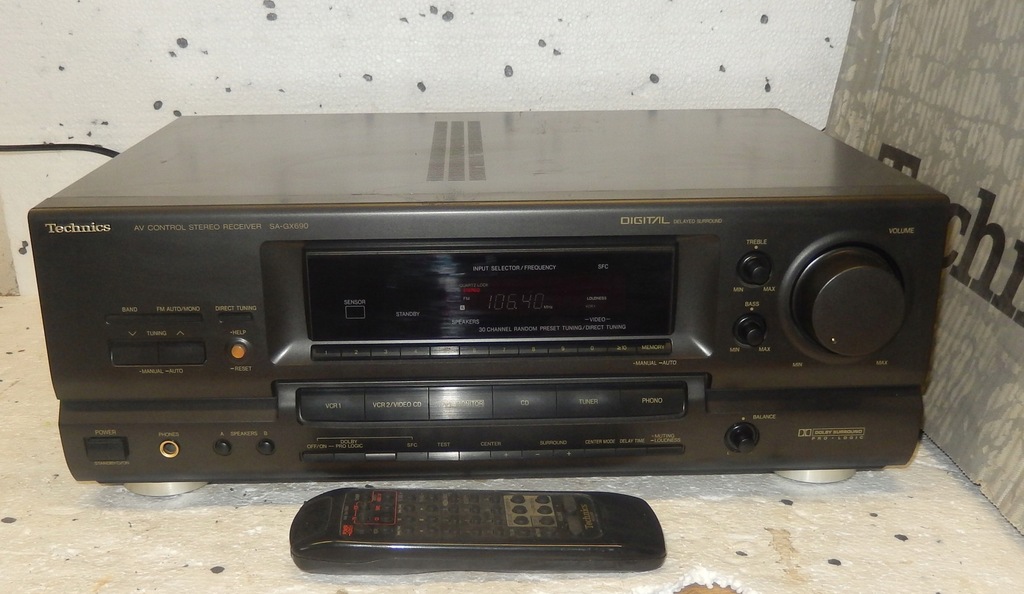 Amplituner Technics SA-GX690 *PILOT* - 14926501029 - oficjalne archiwum Allegro