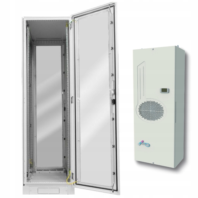OUTLET Szafa RACK 42U 800x1000 z klimatryzatorem - 11517930070 ...
