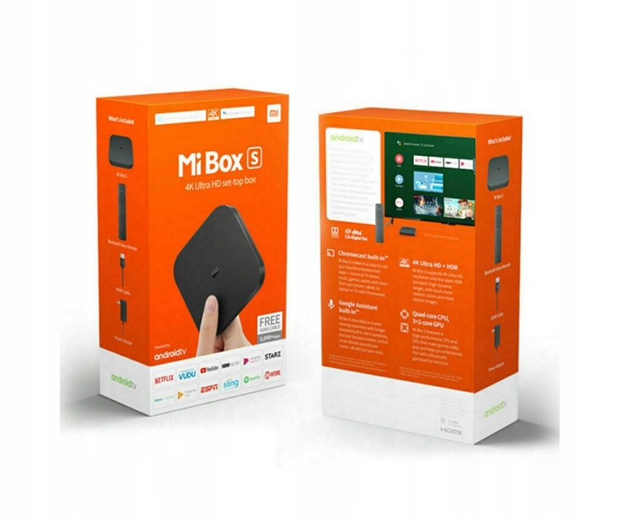 Xiaomi MiBox S Mi Box S 4K HDR Android + WP Pilot - 10824690588 ...