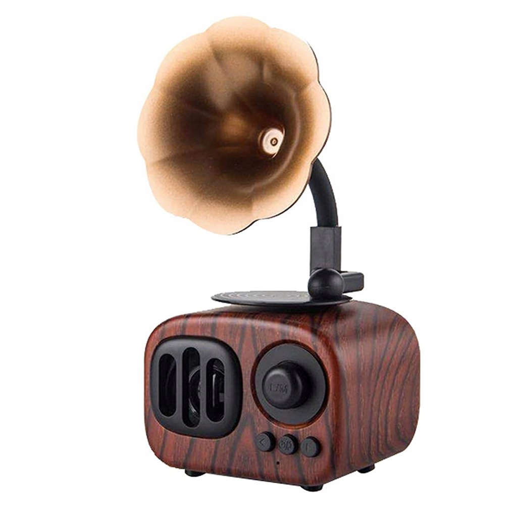 PRZENOŚNY GŁOŚNIK BLUETOOTH B7 FM RETRO microSD 5W - 10170063330 ...