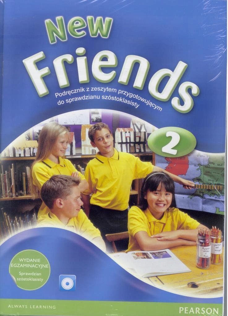 FRIENDS NEW 2 SB +CD LONGMAN - 9273579885 - oficjalne archiwum Allegro