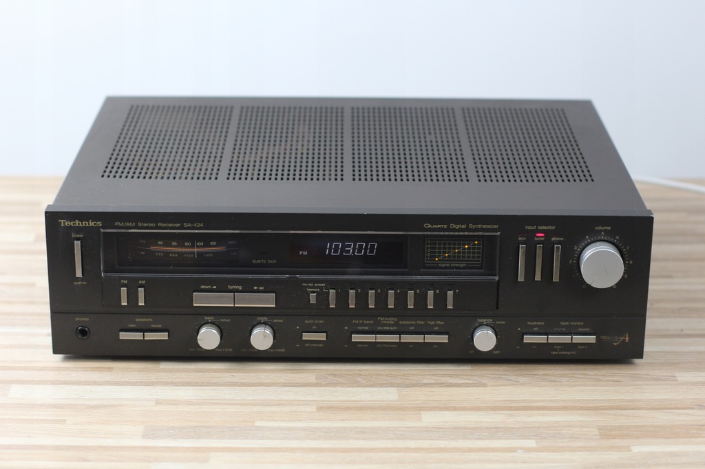 Technics SA-424 amplituner stereo , opis - 15853144146 - oficjalne ...