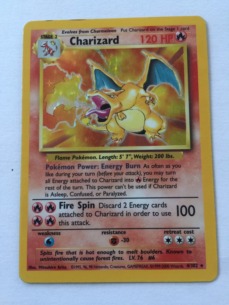 Charizard Base Set - 10555969417 - oficjalne archiwum Allegro