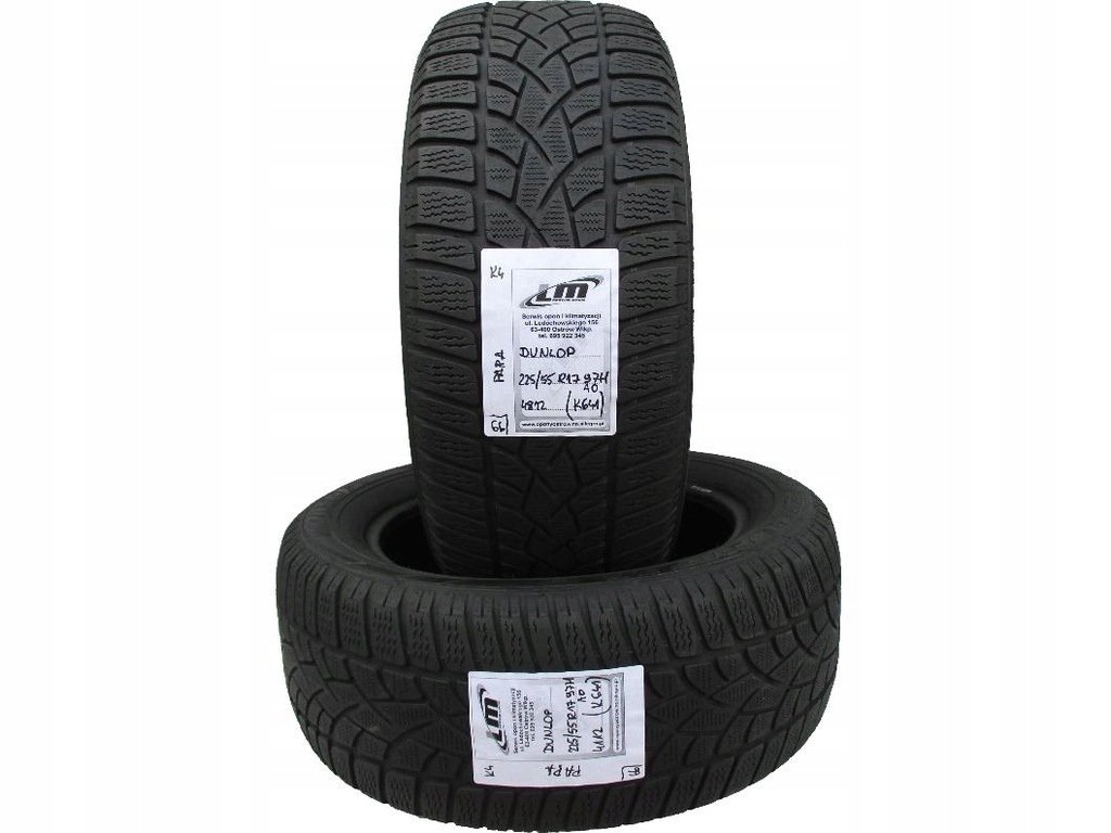 Para Dunlop SP Winter Sport 3D 225/55 R17 97H AO - 8364601000 - oficjalne archiwum Allegro