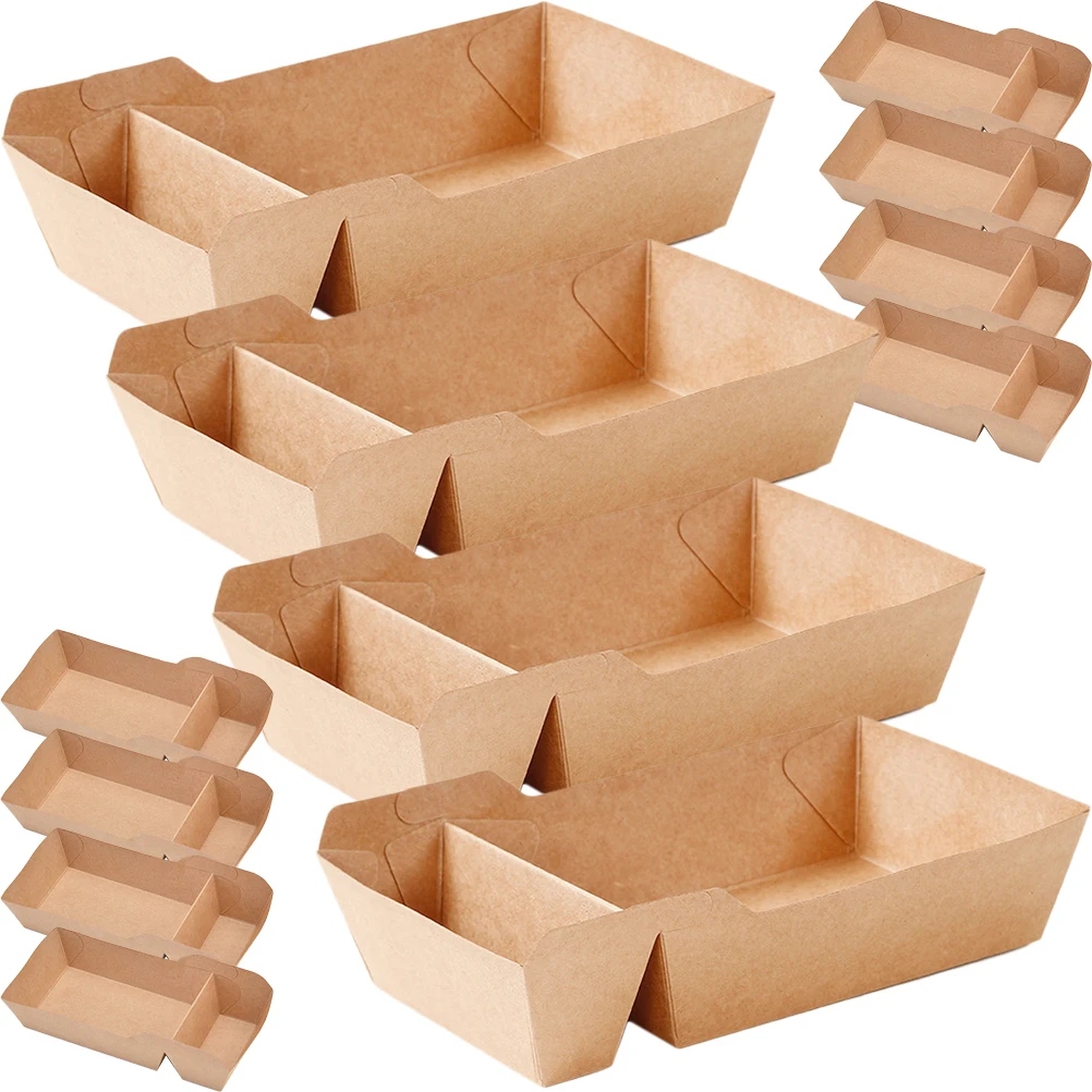 Kraft Paper Snack Box Tacki na żywność Hot Dogs - 13805497089 ...