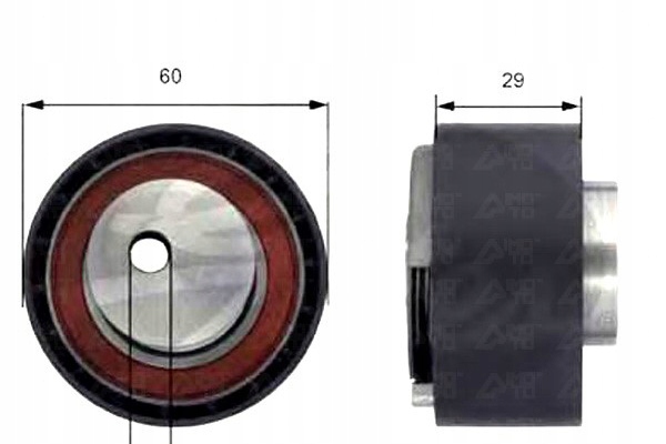 Gates ROLKA NAPINAJĄCA PASKA ROZRZĄDU ABARTH 124 S - 12721633382 ...