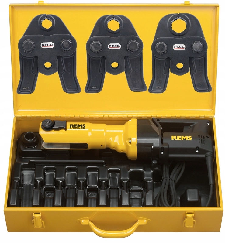 Zaciskarka REMS Power-Press SE 572111-3 zestaw szczęk VIEGA RIDGID 18 ...