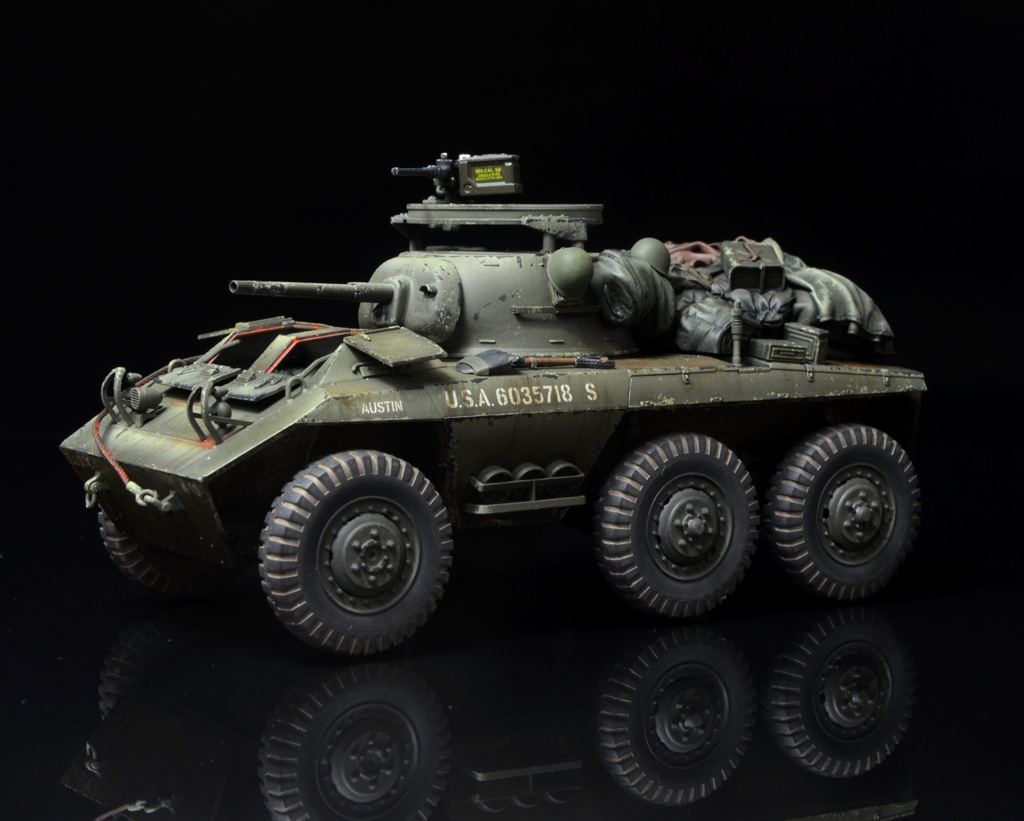 M8 Greyhound 1/35 MODEL GOTOWY POMALOWANY - 13389191951 - oficjalne ...