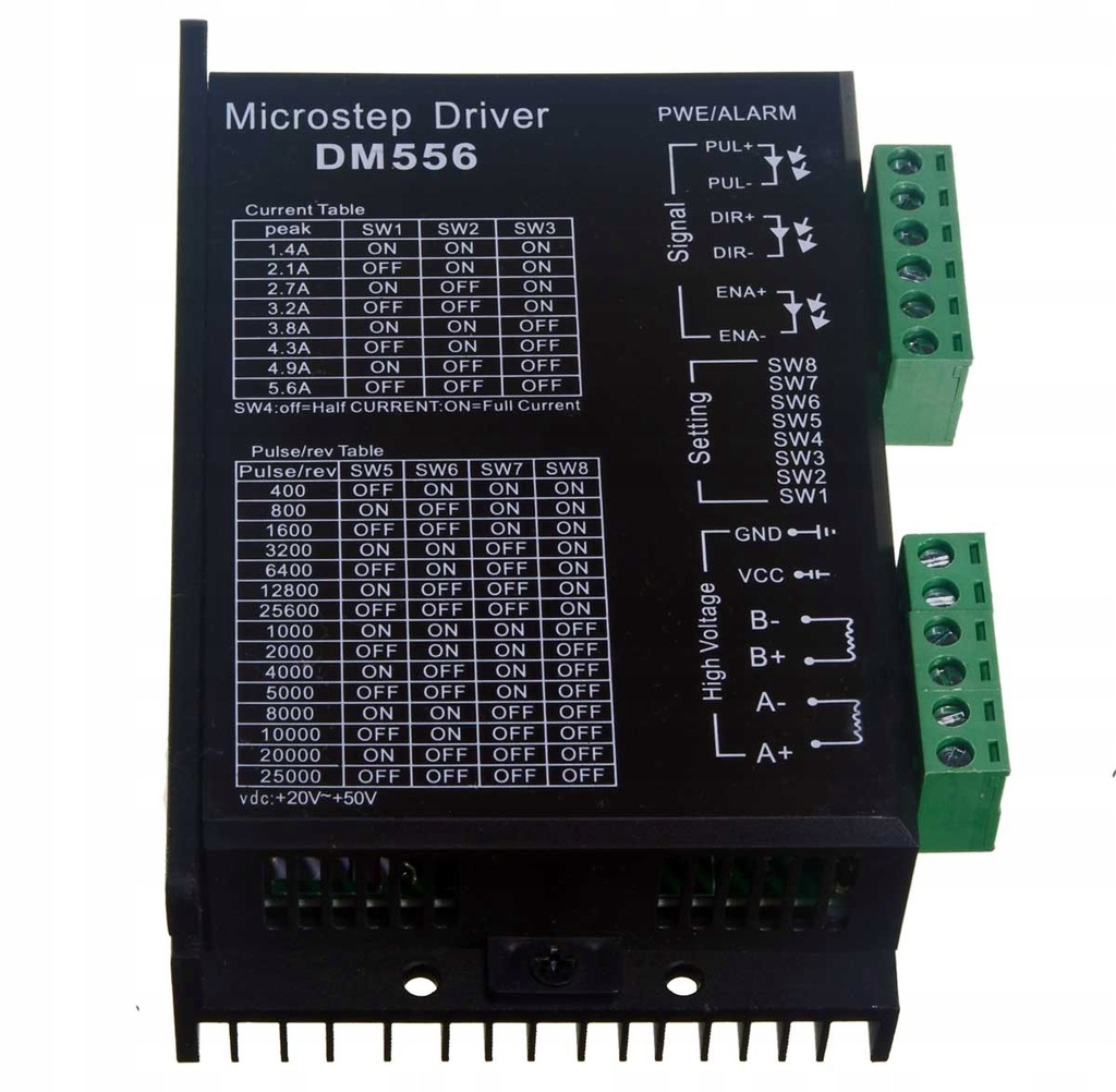 Sterownik silnika krokowego NEMA 23, 24 do 5,5A - 12740892478 - oficjalne archiwum Allegro