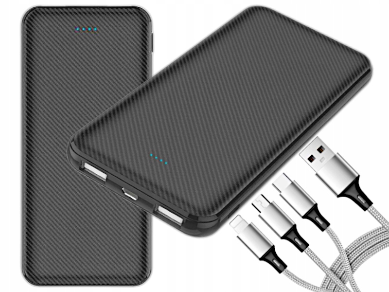 Szybki Mocny Power bank Powerbank 20000mAh +Kabel - 12959109104 - oficjalne archiwum Allegro