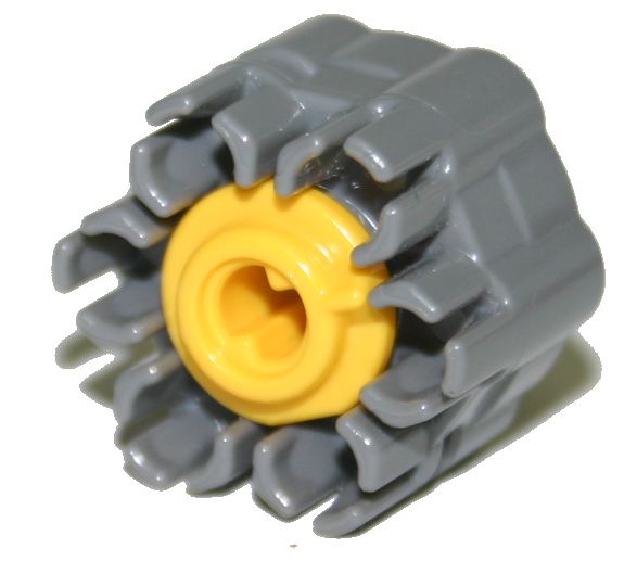 LEGO BROŃ, DZIAŁKO SZEŚCIOLUFOWE C. SZARE NR 18588 - 7182821843 ...