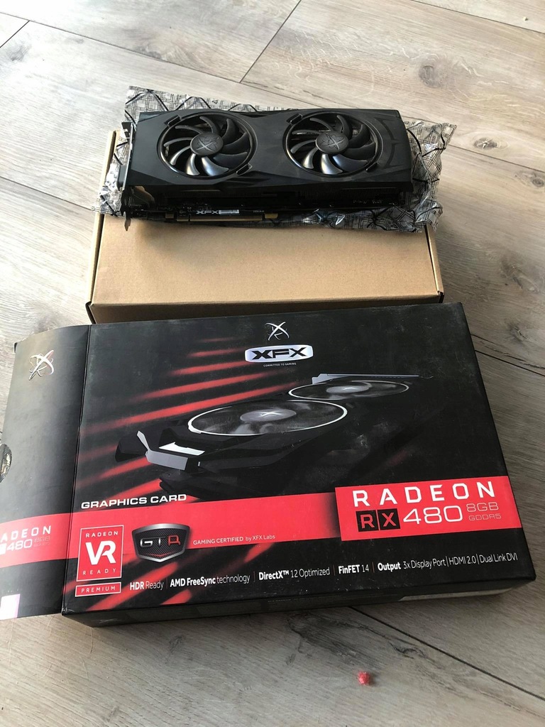 Karta graficzna XFX RX480 8GB GTR Black Edition - 13378738171 ...