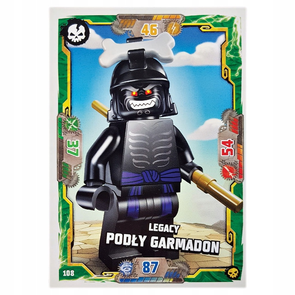 Karta LEGO Ninjago S6 108 Legacy Podły Garmadon - 13348016249 ...