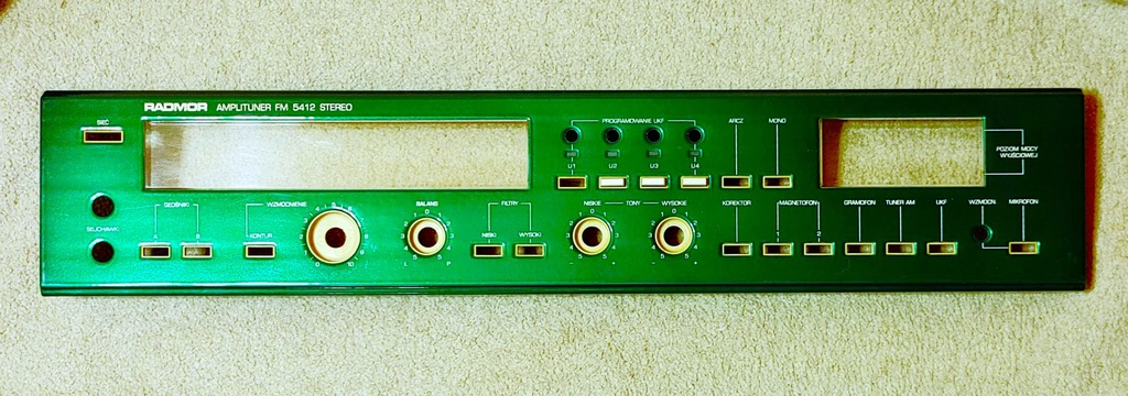 RADMOR 5412 PANEL FRONTOWY ZIELONY - 14649723656 - oficjalne archiwum ...