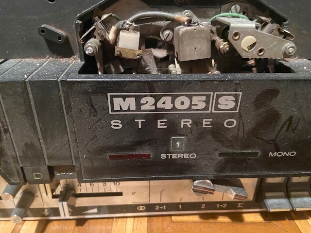 Magnetofon szpulowy Unitra M2405S STEREO - 10949754638 - oficjalne archiwum Allegro