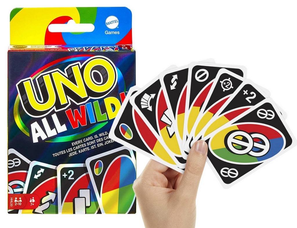 GRA KARTY UNO DZIKIE KARTY gra rodzinna - 12775907729 - oficjalne ...