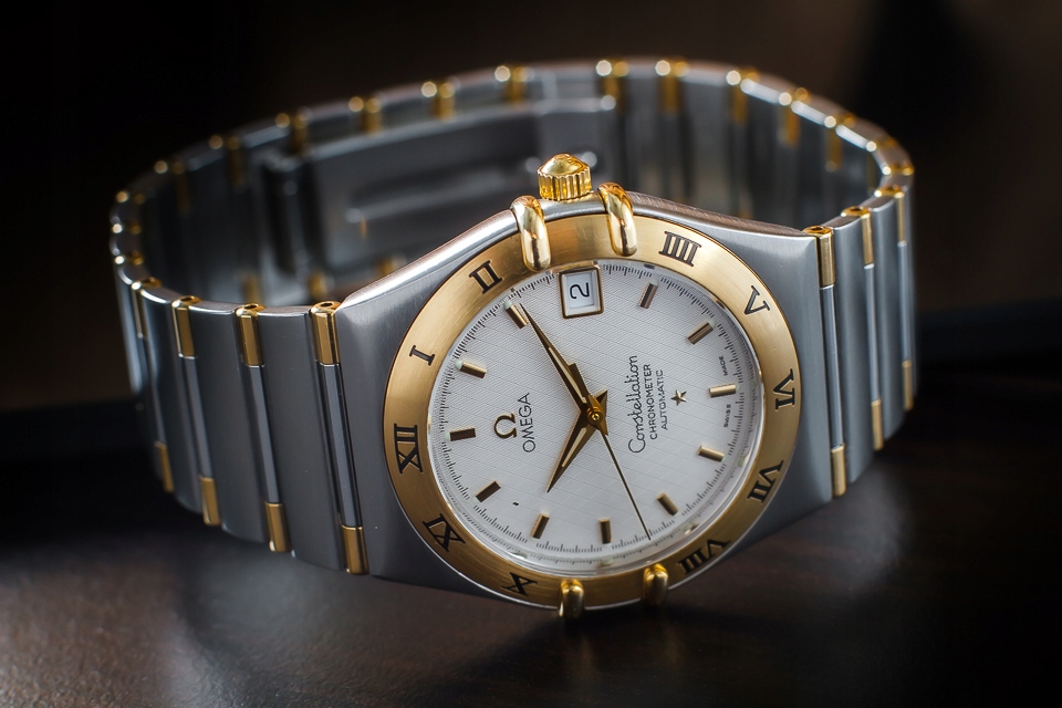 OMEGA CONSTELLATION AUTOMATIC COSC SS|18K/ETUI+DOK - 12374157222 ...