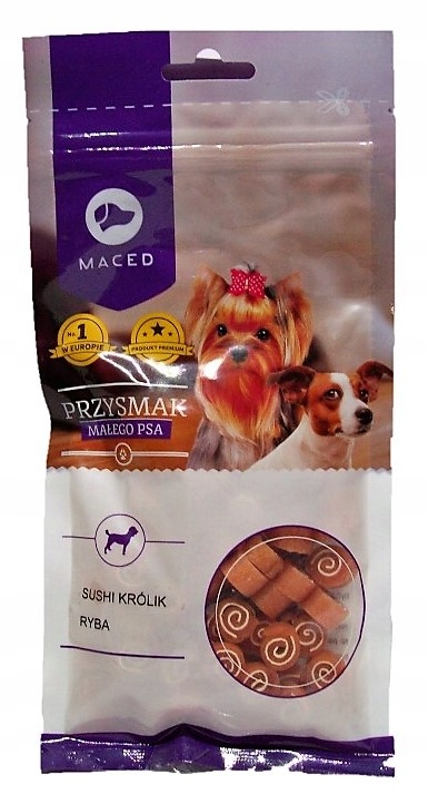 Maced Sushi królik z rybą 60g Przysmak dla psa - 7849228789 - oficjalne ...