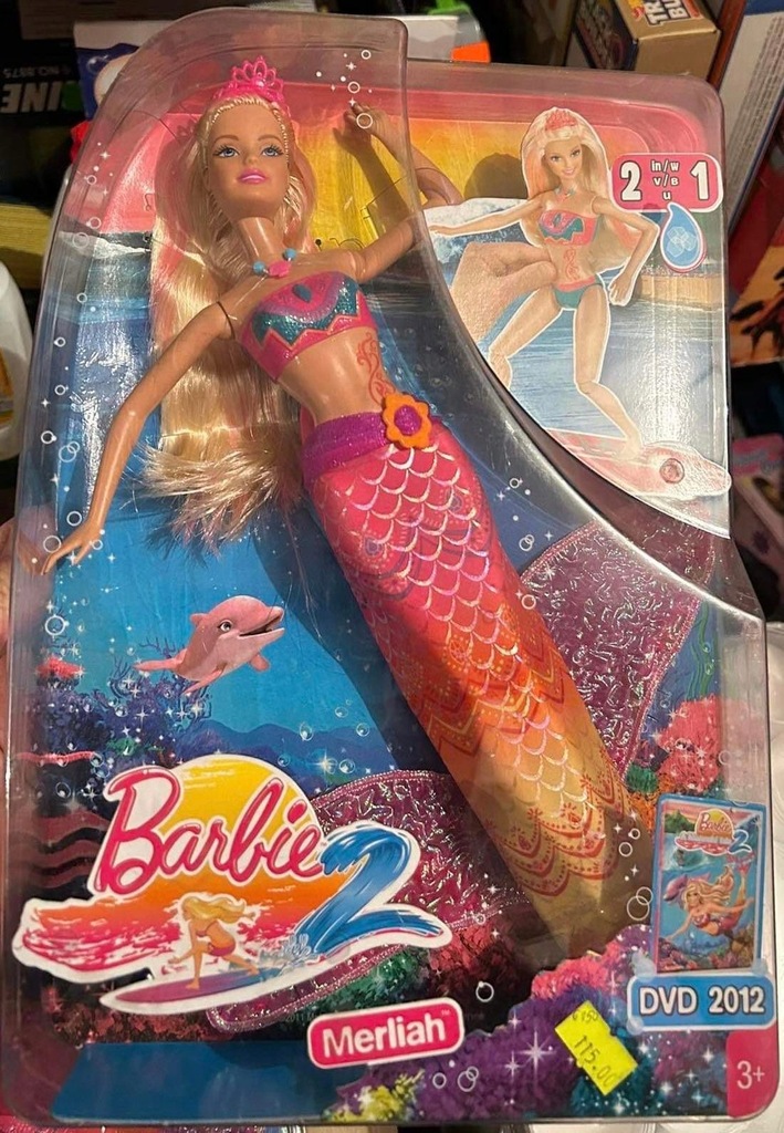 Barbie Podwodna Surferka Merliah W2883 - 13020013911 - oficjalne ...