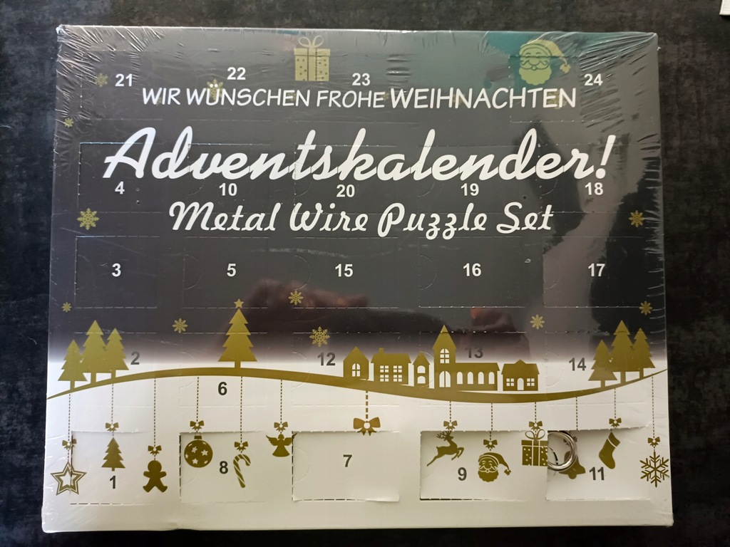 Kalendarz adwentowy puzzle metalowe łamigłówki - 12861608193 ... Kalendarz adwentowy puzzle metalowe łamigłówki - 12861608193 ...