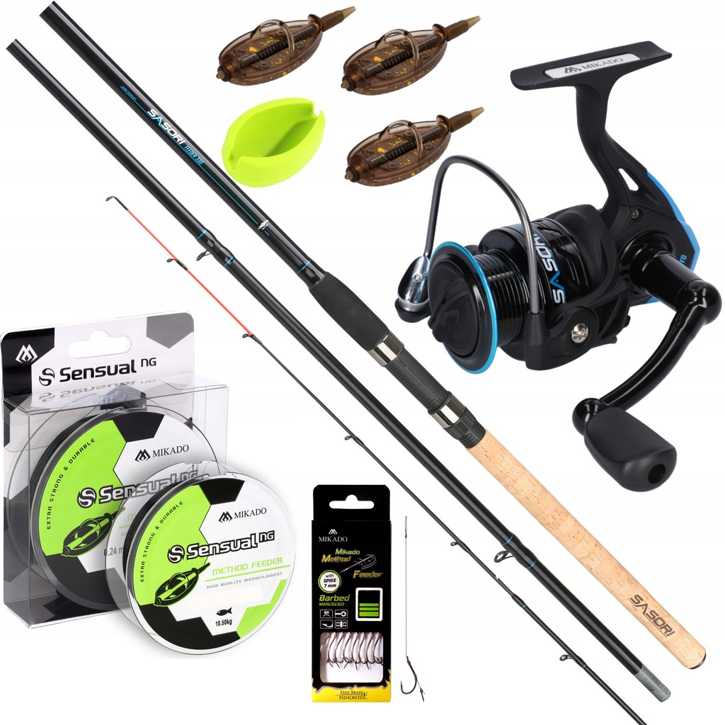Zestaw FEEDER Method Wędka Kołowrotek MIKADO - 13524520977 - oficjalne archiwum Allegro