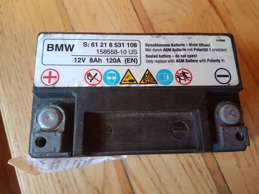 AKUMULATOR AGM 12V 8Ah 120A BMW G310R S1000RR ORYG - 8512860587 ...