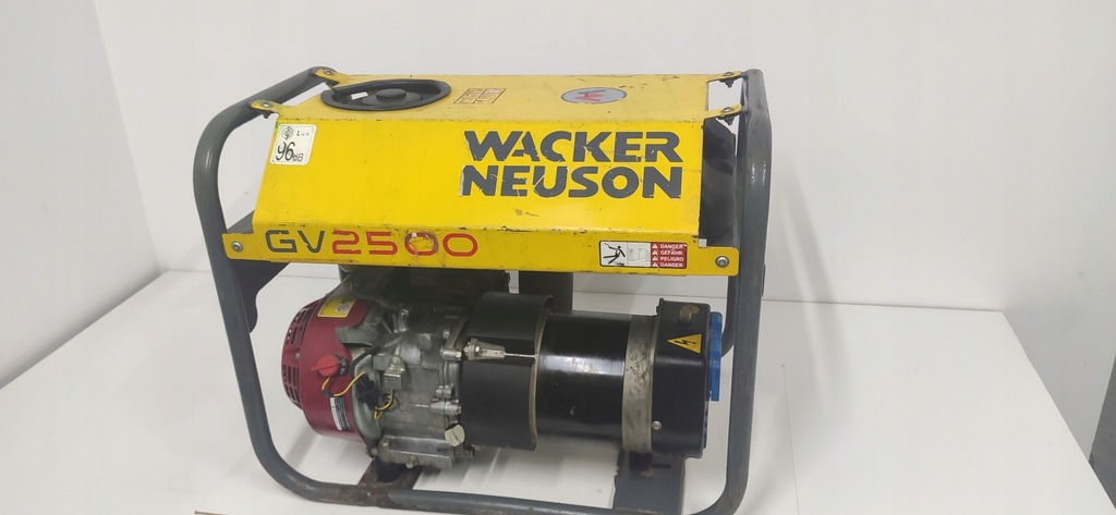 Agregat prądotwórczy Wacker Neuson GV2500 - 11650252404 - oficjalne ...