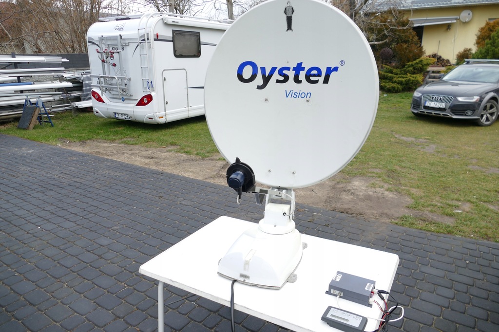 Antena satelitarna automat Oyster Vision kamper - 9053716582 - oficjalne archiwum Allegro