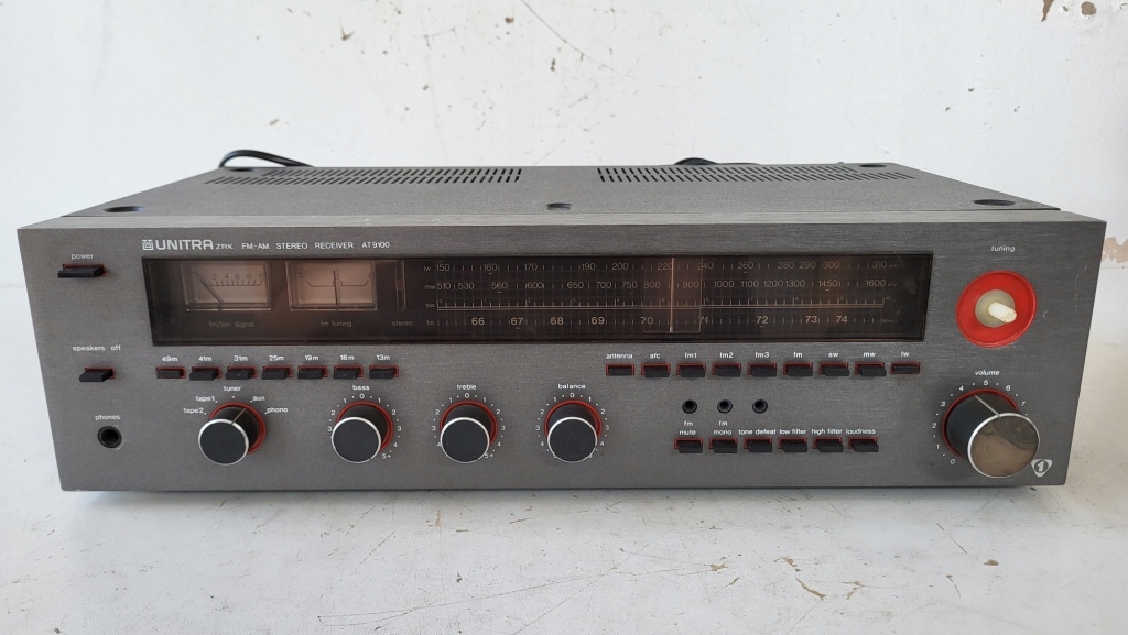 AMPLITUNER WZMACNIACZ UNITRA AT9100 TYTANOWY STAN DOBRY GWR ...