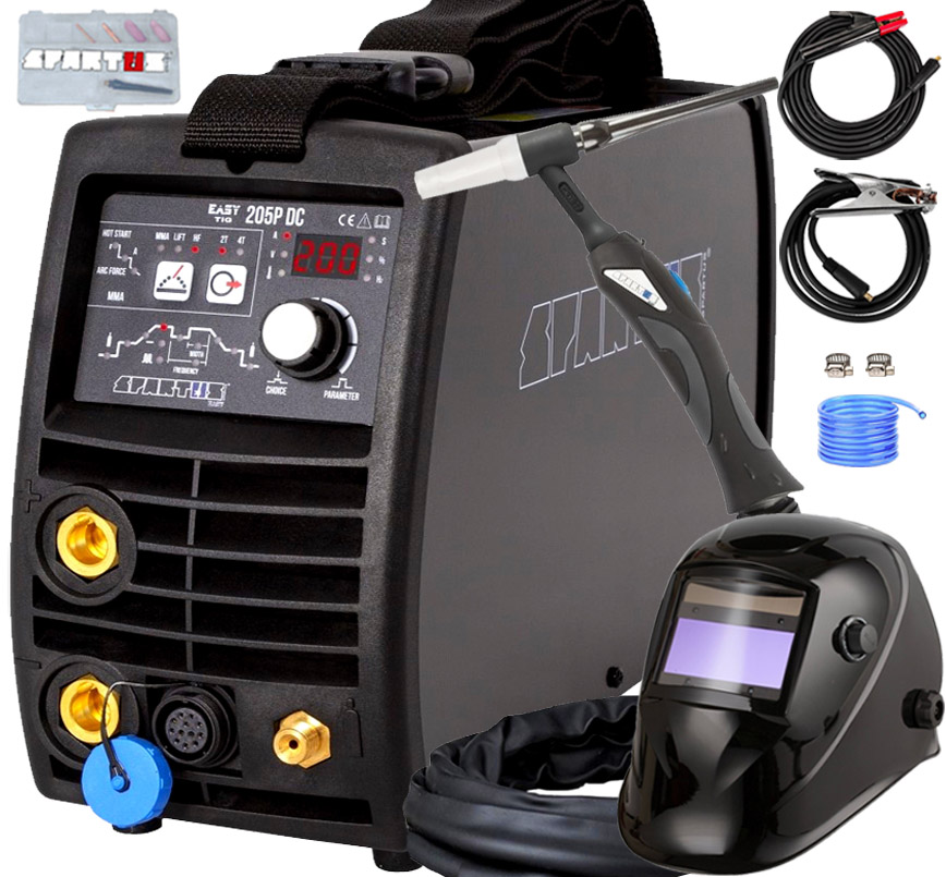 SPAWARKA SPARTUS EASY TIG 200A MMA TIG HF PULS 4T - 12476619196 - oficjalne archiwum Allegro
