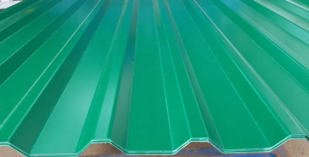 Blacha trapezowa Zielona RAL 6020 - 505 i 250 cm - 8629102428 - oficjalne archiwum Allegro